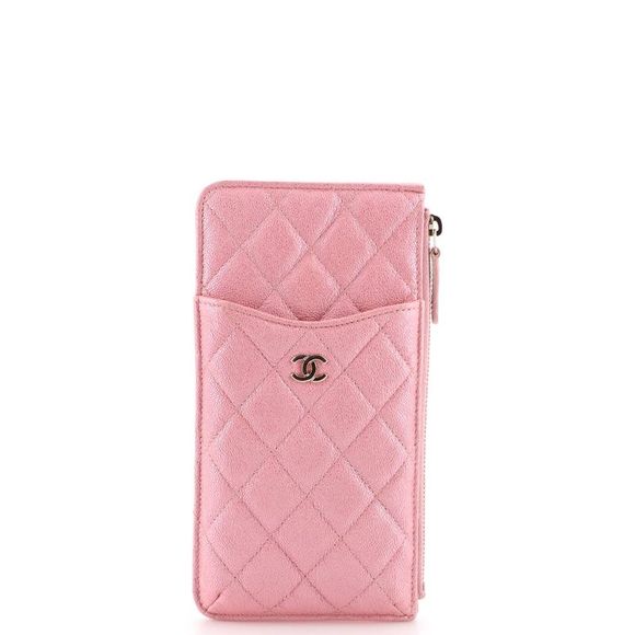 CHANEL | Accessories | Chanel Classic Phone Case Pouch Quilted ...